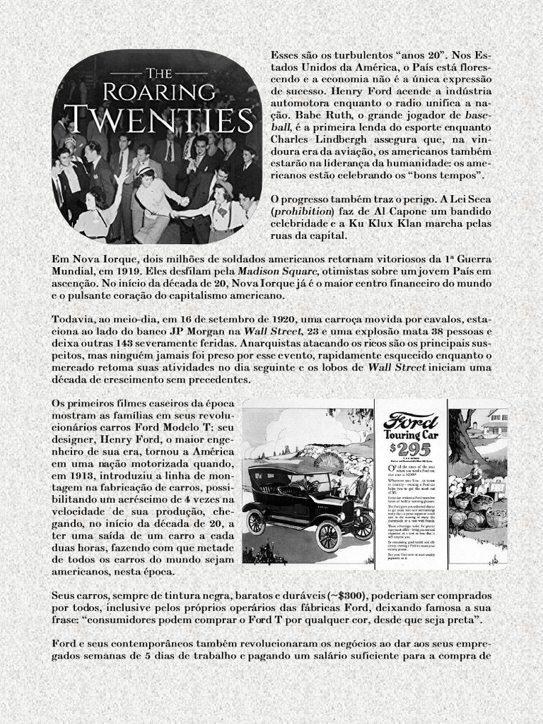 Roaring 20's | PDF