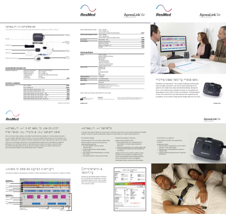 Apnealink-Air Product-Brochure Apac Eng | PDF | Clinical Medicine