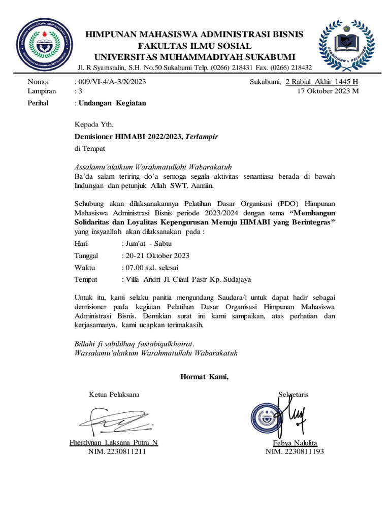 009-Undangan Sharing-Demis Angk.22 | PDF