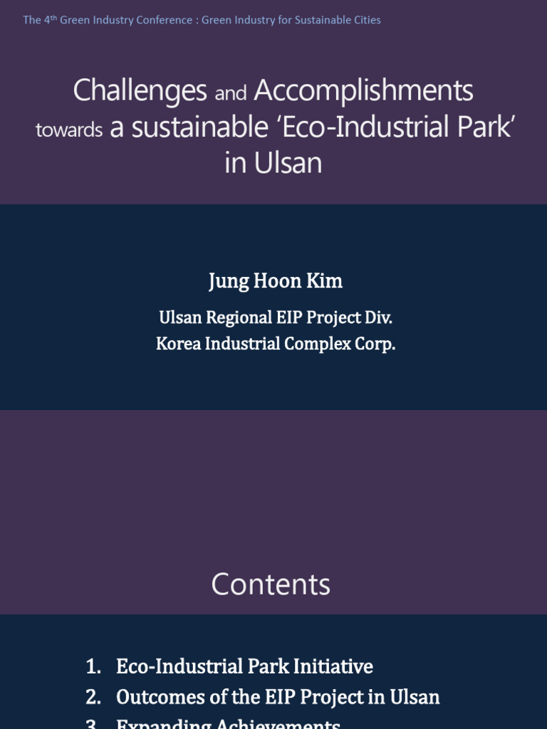 Kim Jung-Hoon - Presentation - Plenary 1 - GIC 2016 | PDF | Waste ...