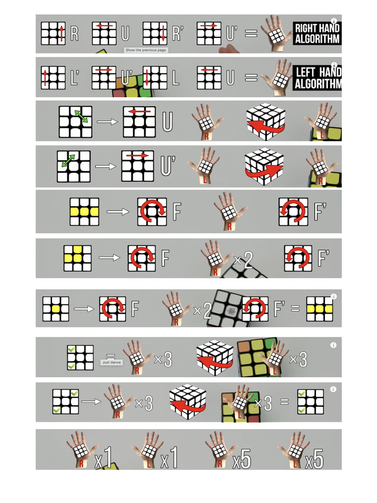 Rubik Solution 1 | PDF