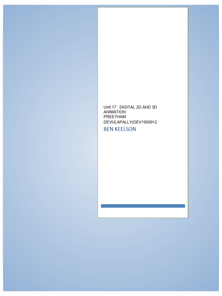 Unit 17 Assignment 2 Resub | PDF | 3 D Computer Graphics | Personal ...