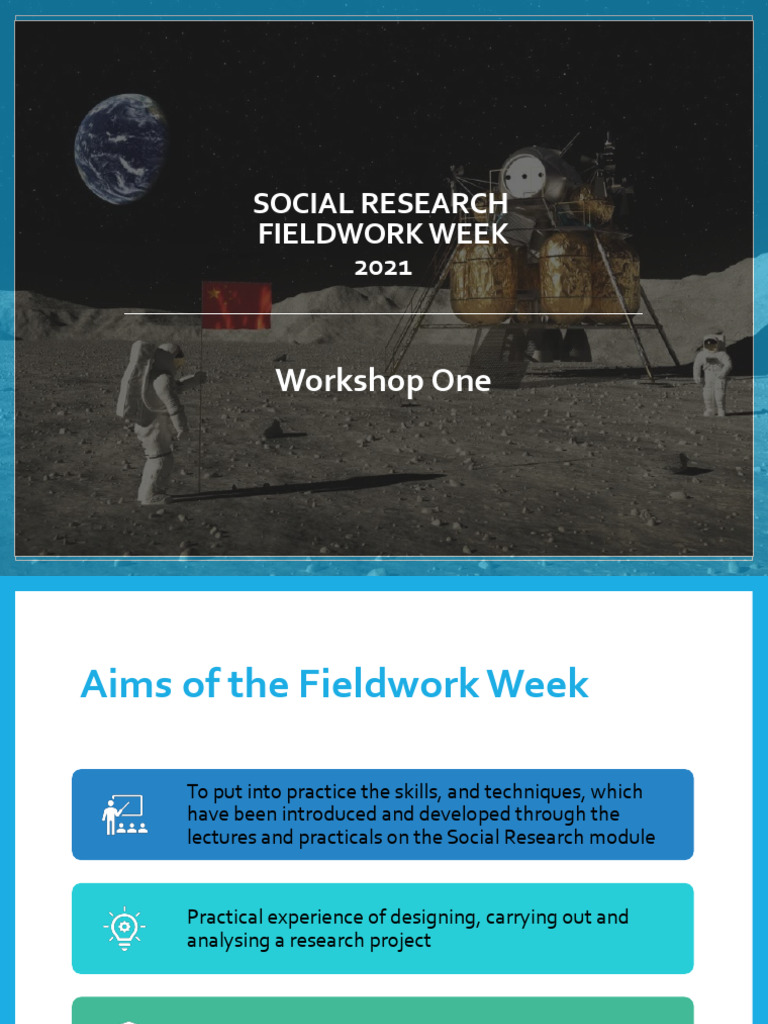 Social Research Fieldwork Week 2021 | PDF | Field Research | Social ...