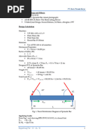 Spread Beam Calculation-070406 | PDF | Beam (Structure) | Bending