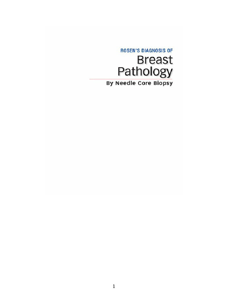 Syed A. Hoda Et Al. - Rosen's Diagnosis of Breast Pathology by Needle ...