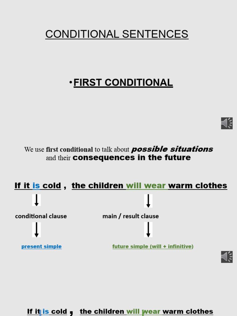 First Conditional Power Point 4th Nat. | PDF | Language Arts & Discipline