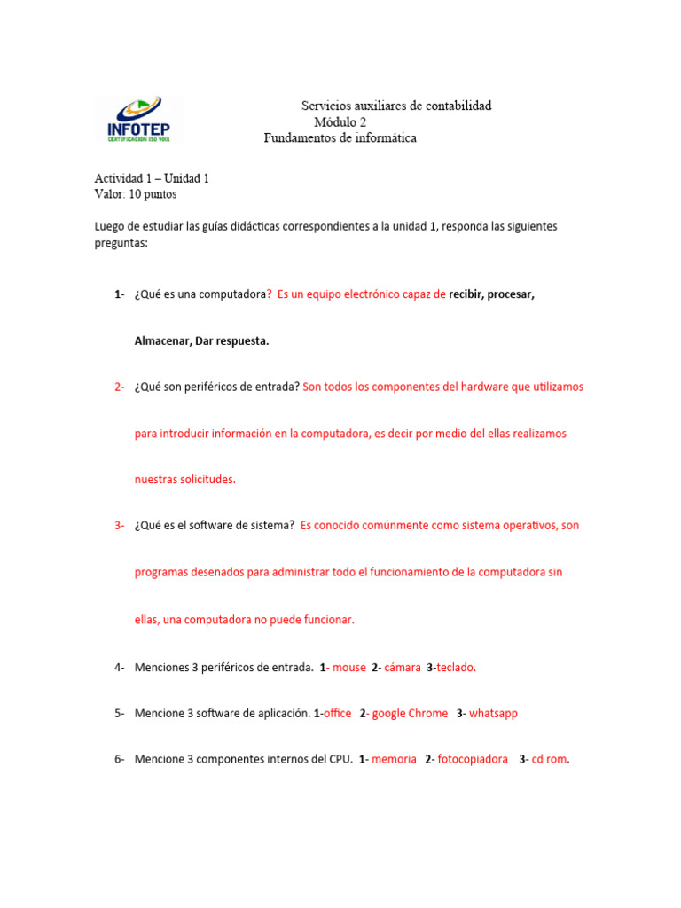 Activida1 Modulo2 | PDF