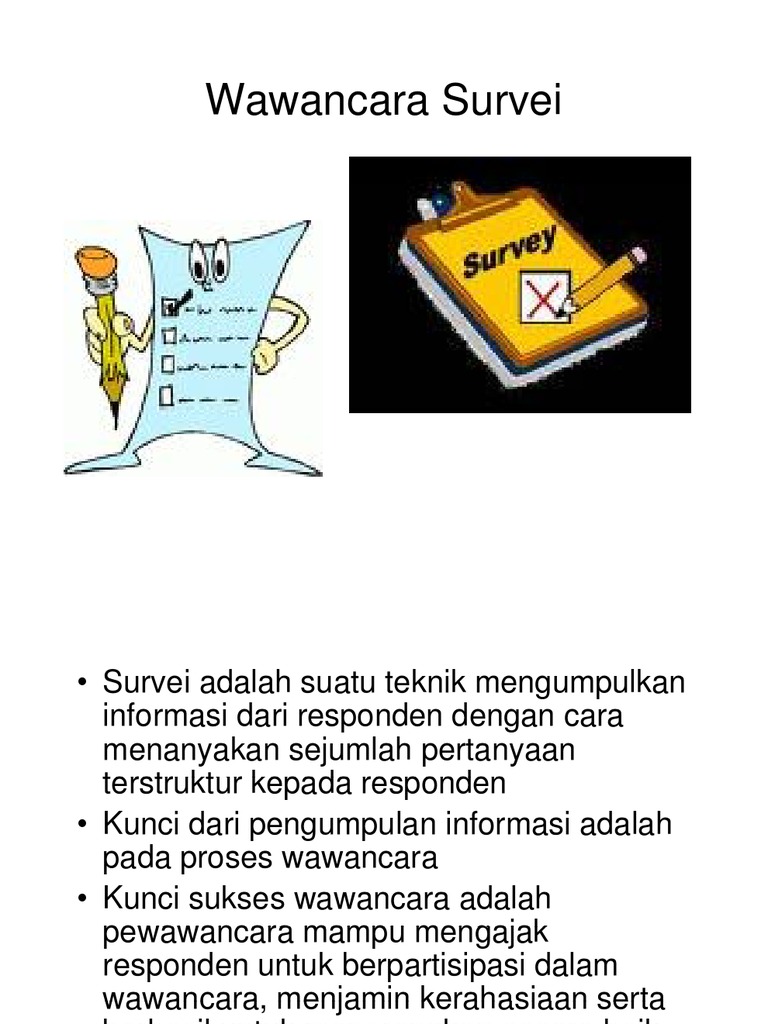 Wawancara Survei Internet | PDF | Pengembangan Diri