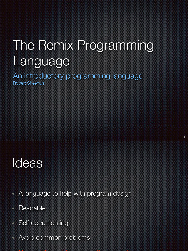 Remix Intro | PDF | Bracket | Function (Mathematics)