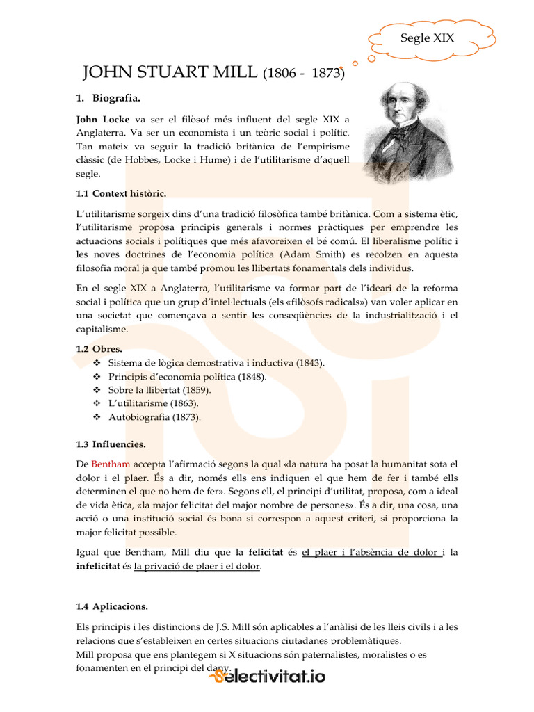 JOHN STUART MILL | PDF