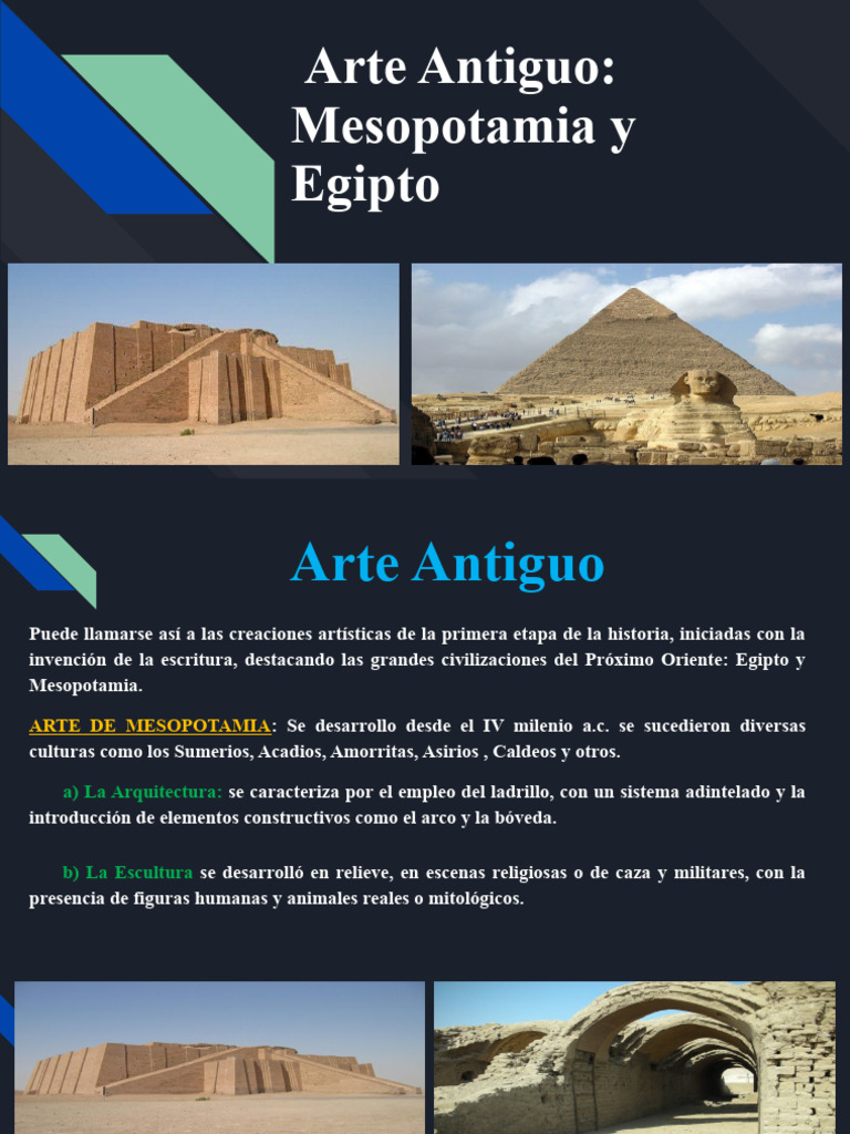 Arte Antiguo: Mesopotamia y Egipto | PDF