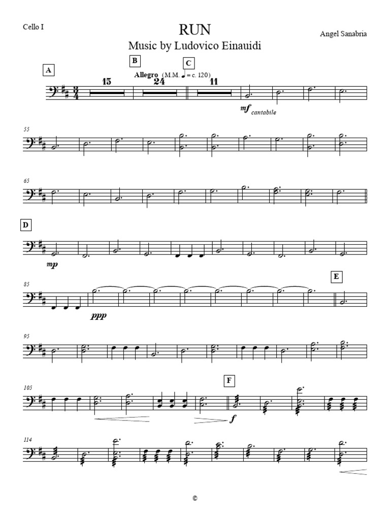 Run - Cello I | PDF