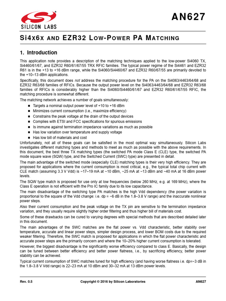 AN627 | PDF | Inductor | Capacitor