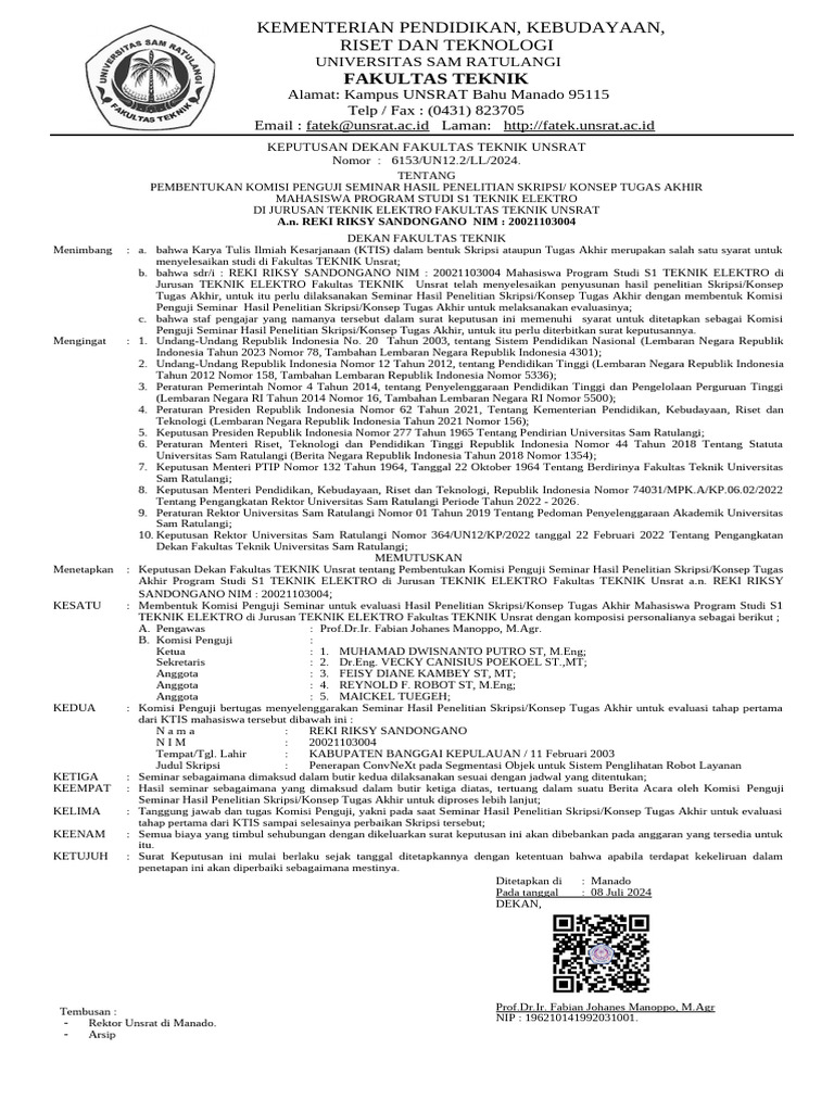 SK Seminar Reki | PDF