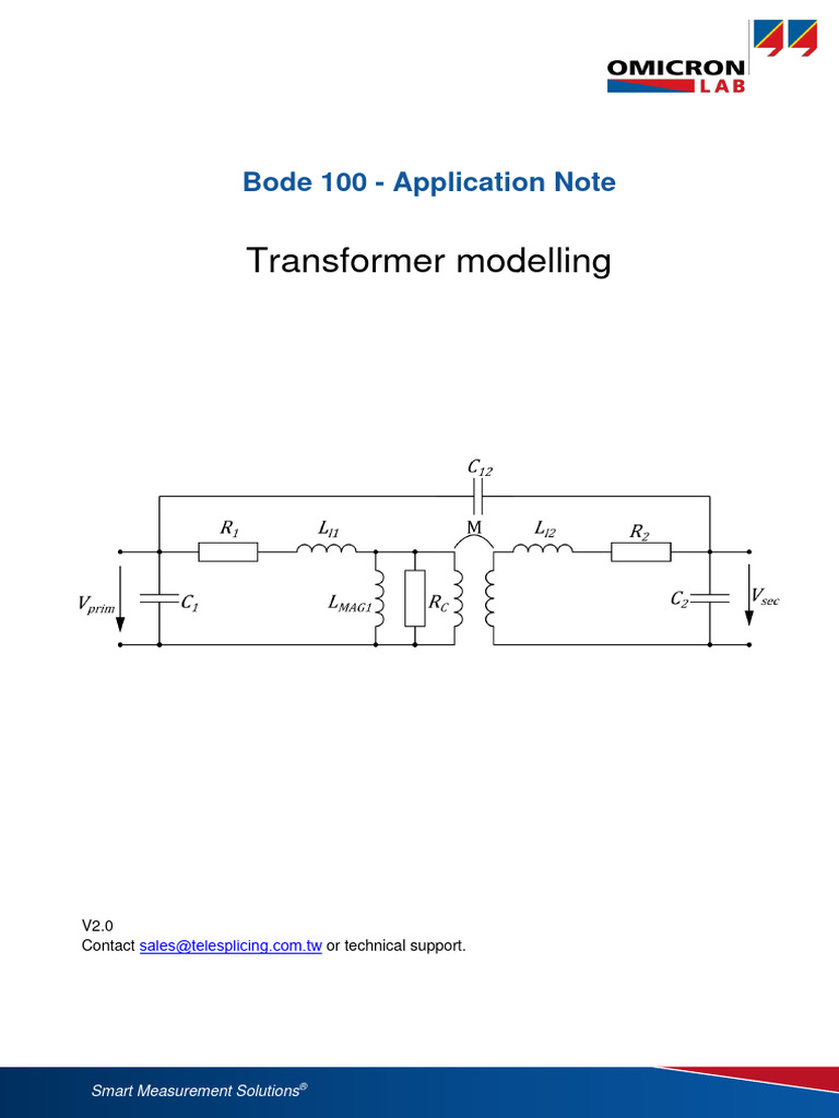 App Note Transformer Modelling V 2 0 | PDF | Transformer | Inductor