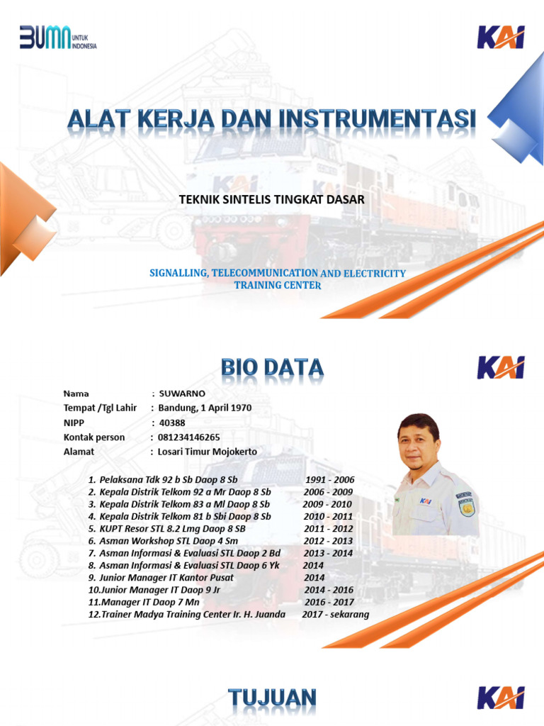 Alat Kerja dan Instrumentasi Sintelis | PDF