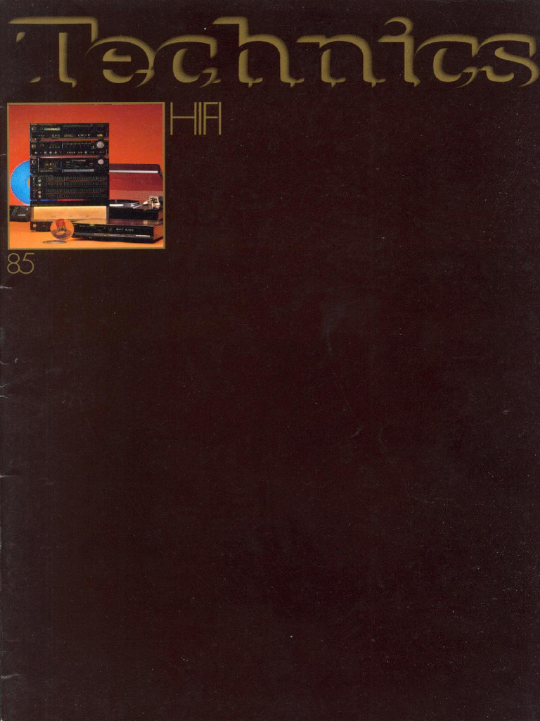 Hfe Technics Hifi 1985 De | PDF