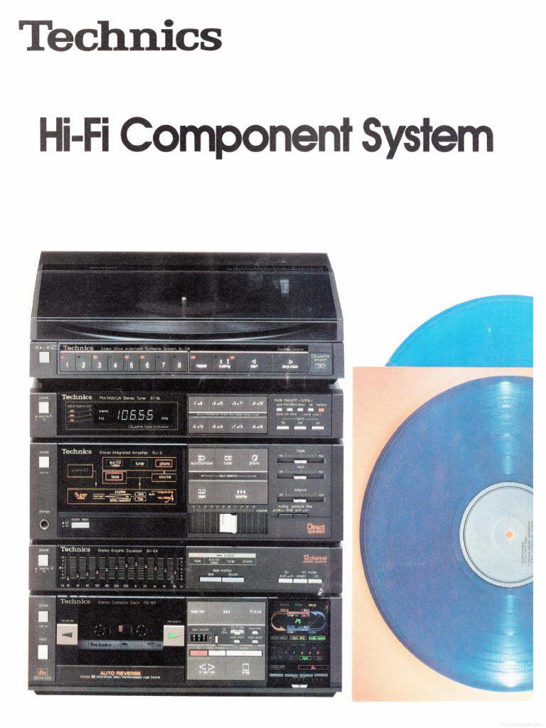 Hfe Technics Hifi Component System 1984 en | PDF