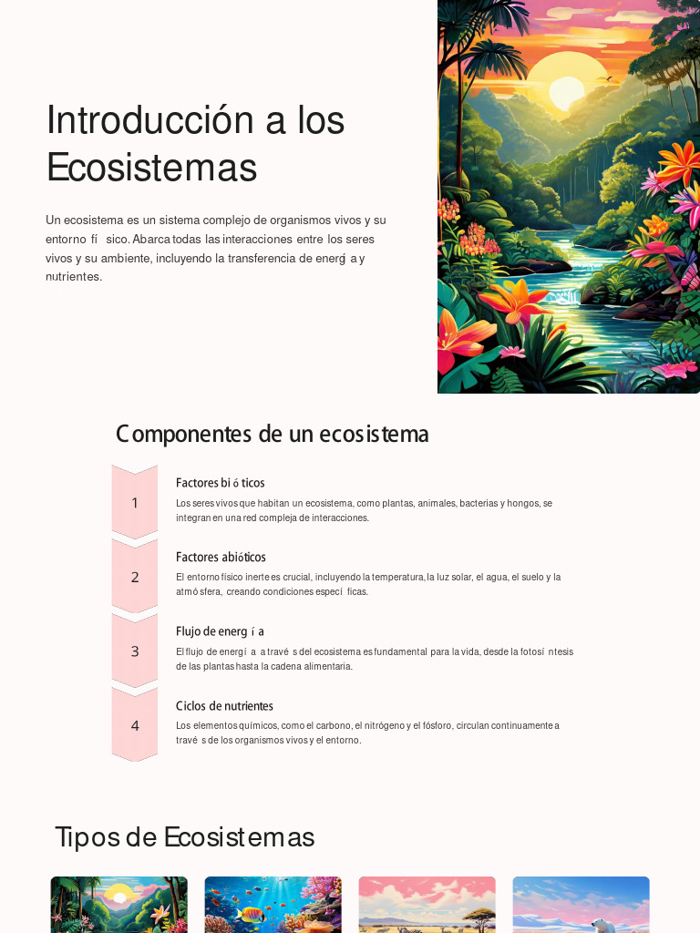 Ecosistemas: Interacciones y Conservación | PDF | Ecosistema | Suelo