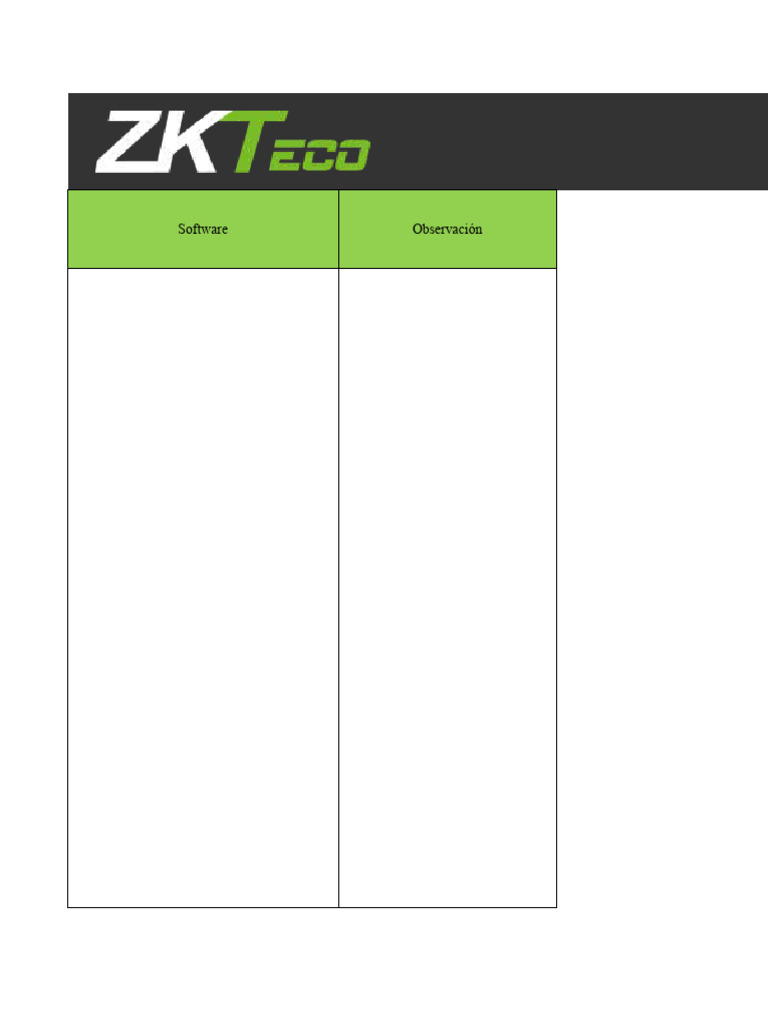 ZK Bio Time Licencias | PDF | Informática | Software