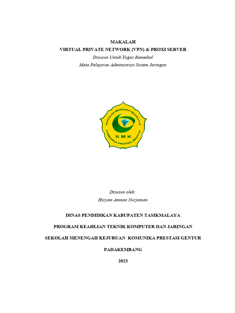 MAKALAH Hisyam | PDF