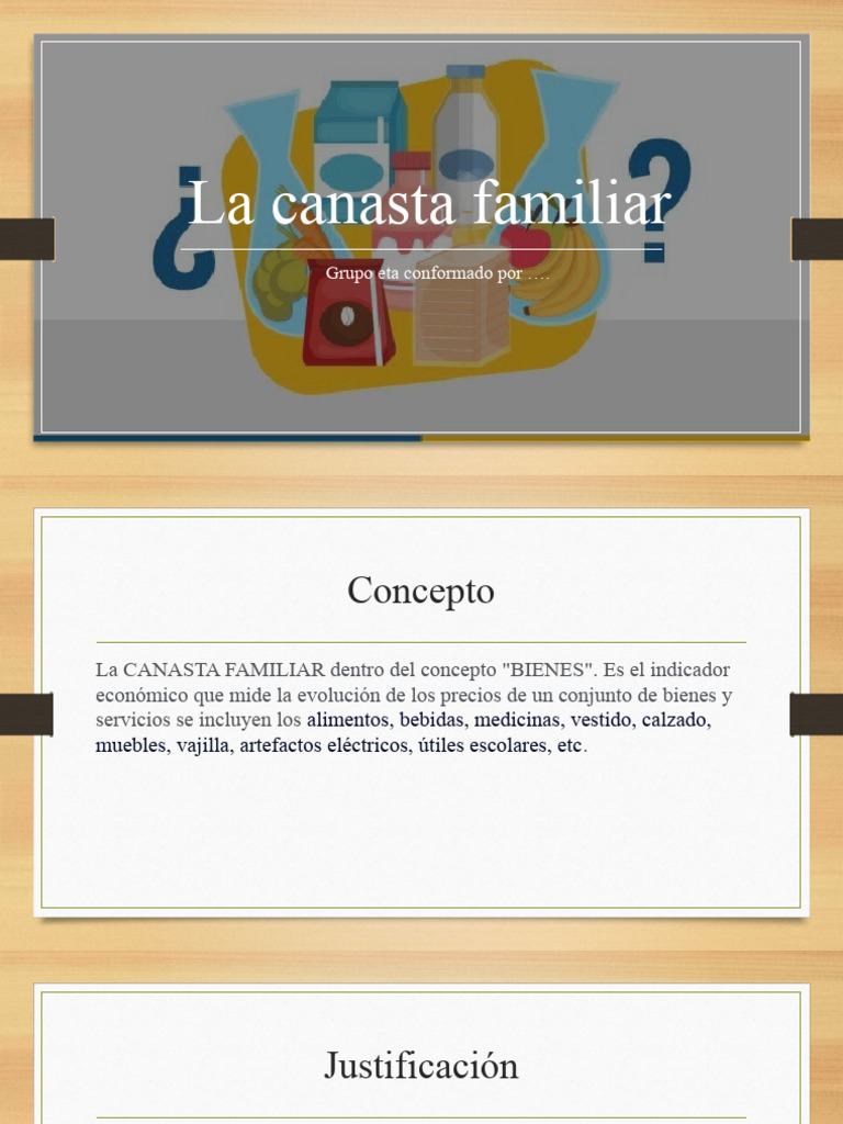 Canasta Familiar: Costo y Pobreza en Perú | PDF | Costo de la vida ...