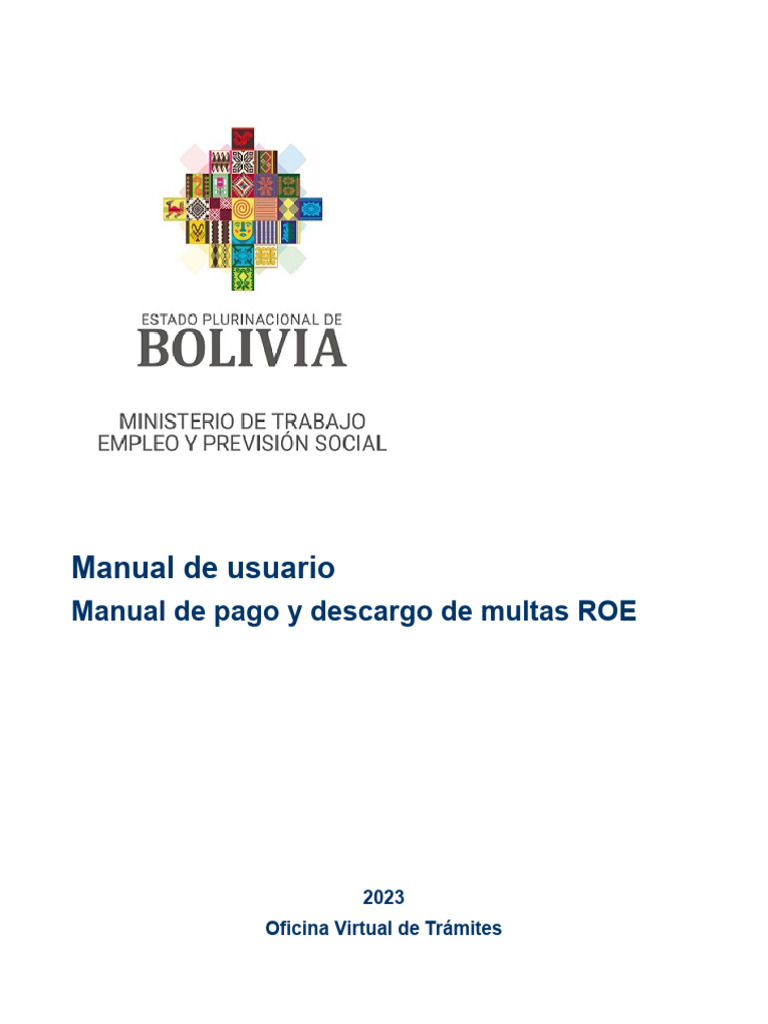 Pago y Descargo de Multas ROE | PDF | Multa (pena)