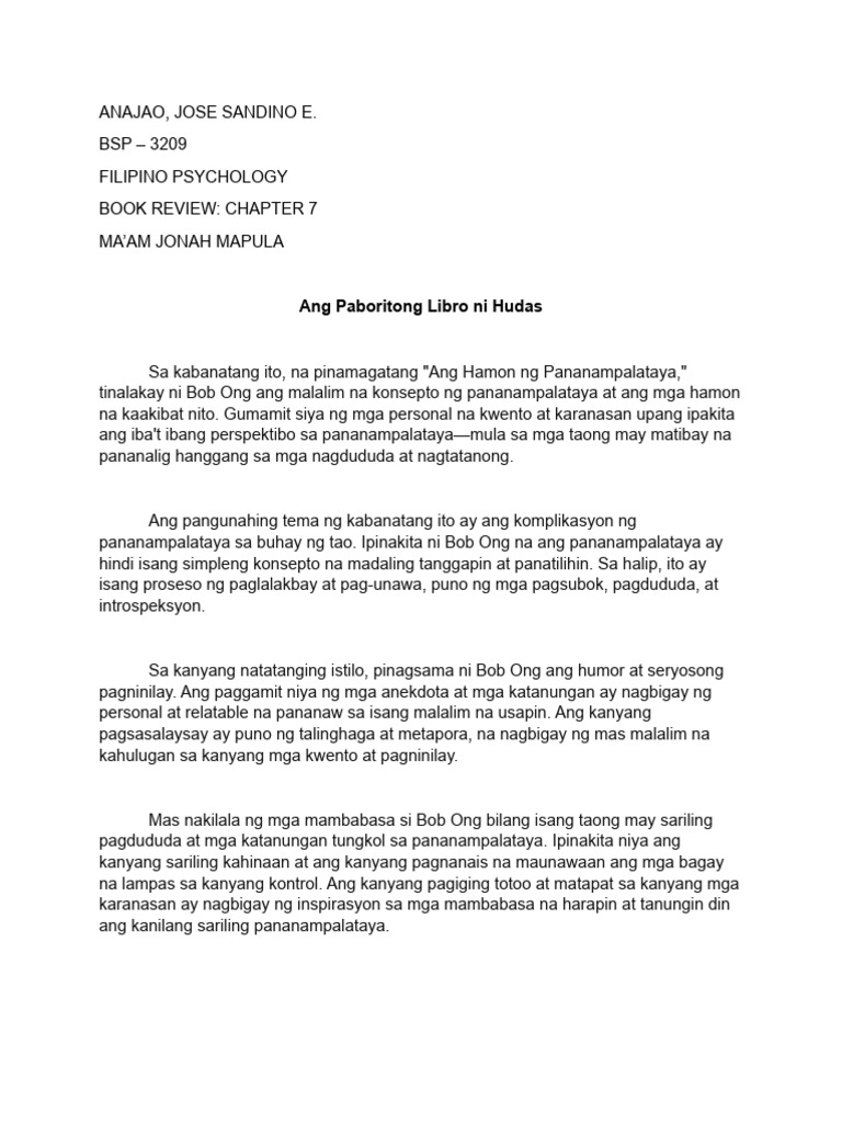 Anajao Chapter7 | PDF