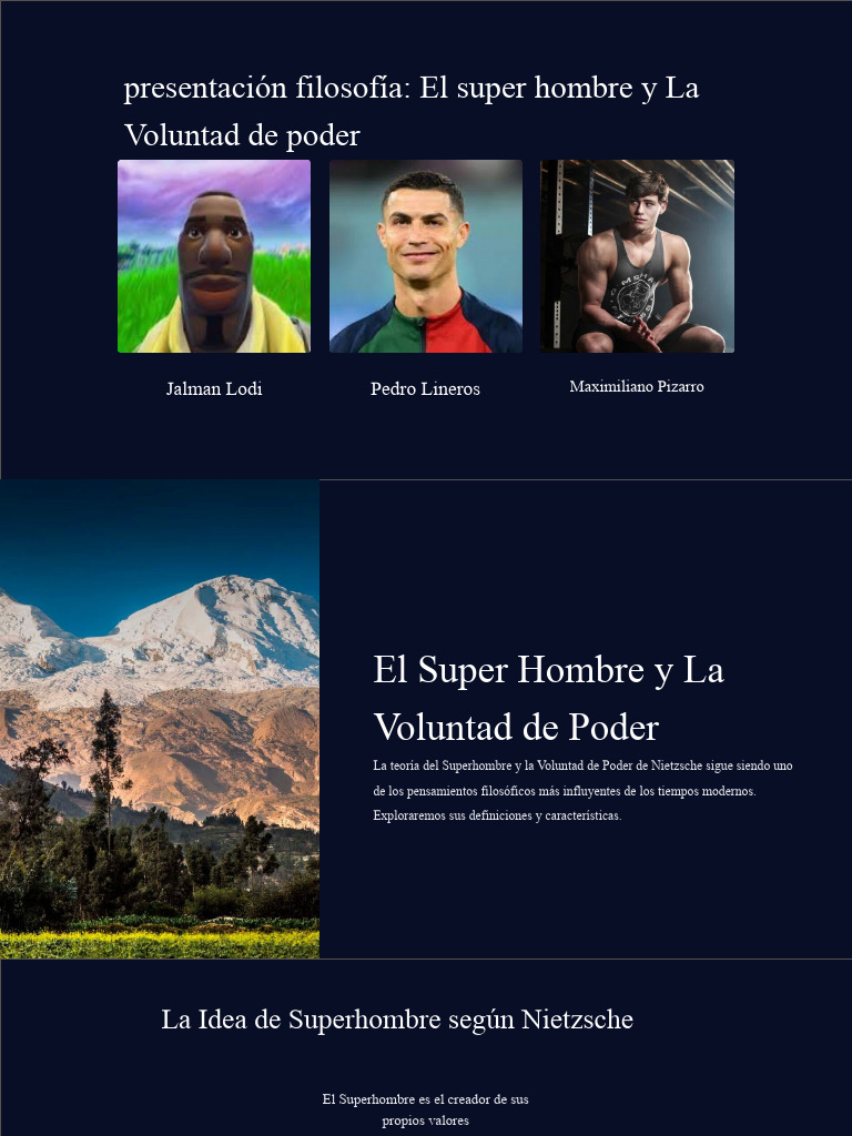 presentacion-filosofia-El-super-hombre-y-La-Voluntad-de-poder (1) | PDF ...