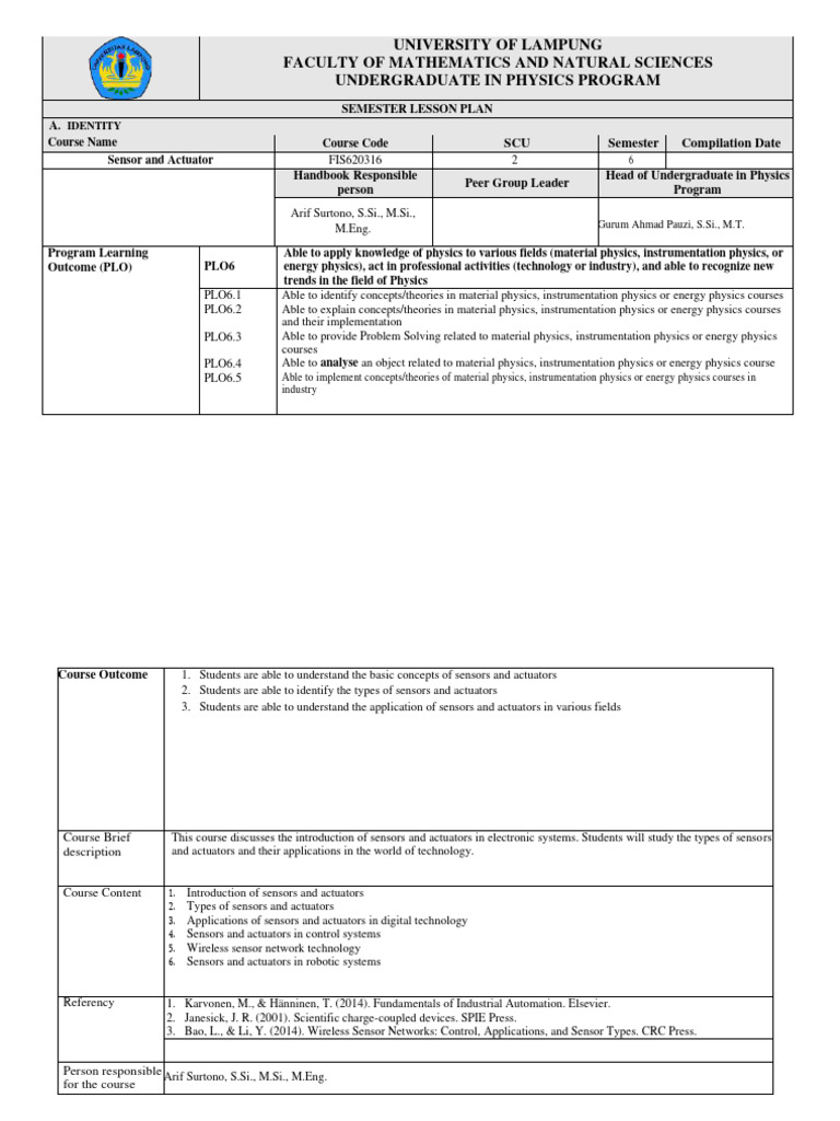 RPS Sensor and Actuator | PDF | Physics | Actuator