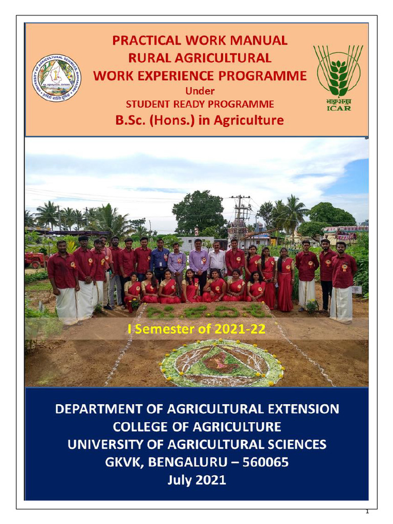RAWE Report for Agricultural Students | PDF | Agriculture ...