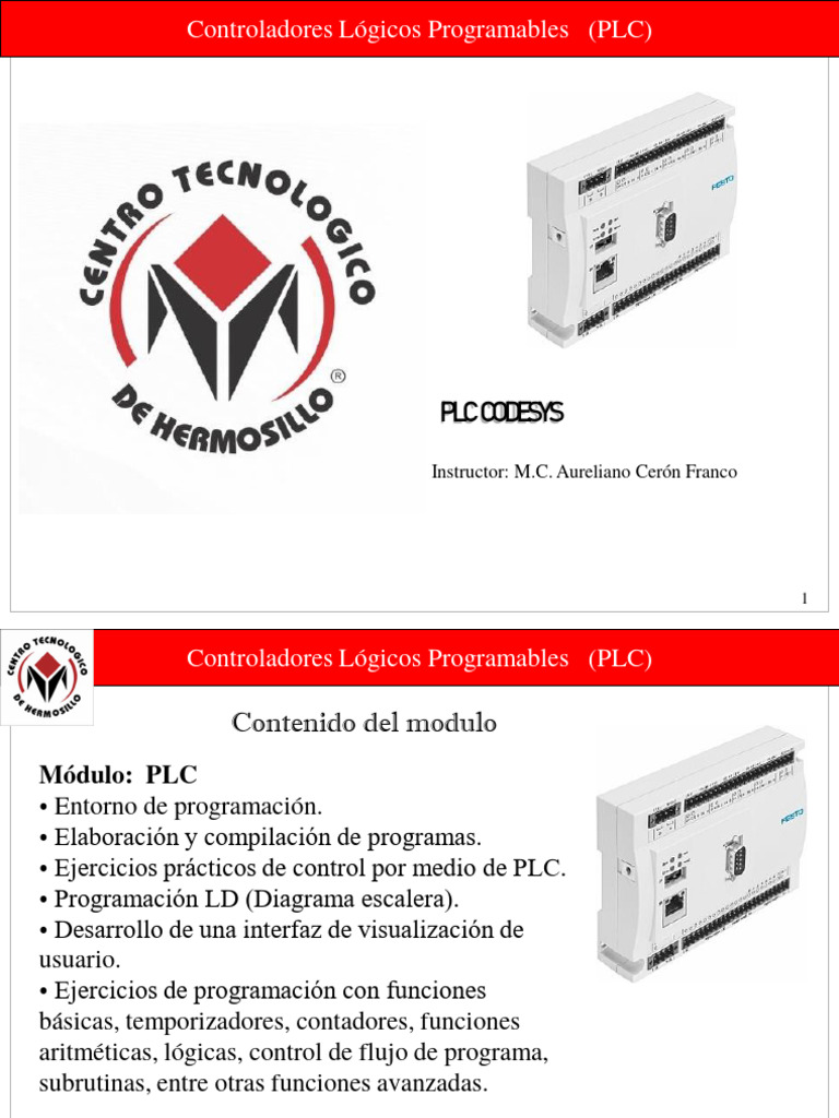 Controladores Lógicos Programables (PLC) | PDF | Controlador lógico ...