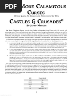 100 Fun DnD Curses List | PDF