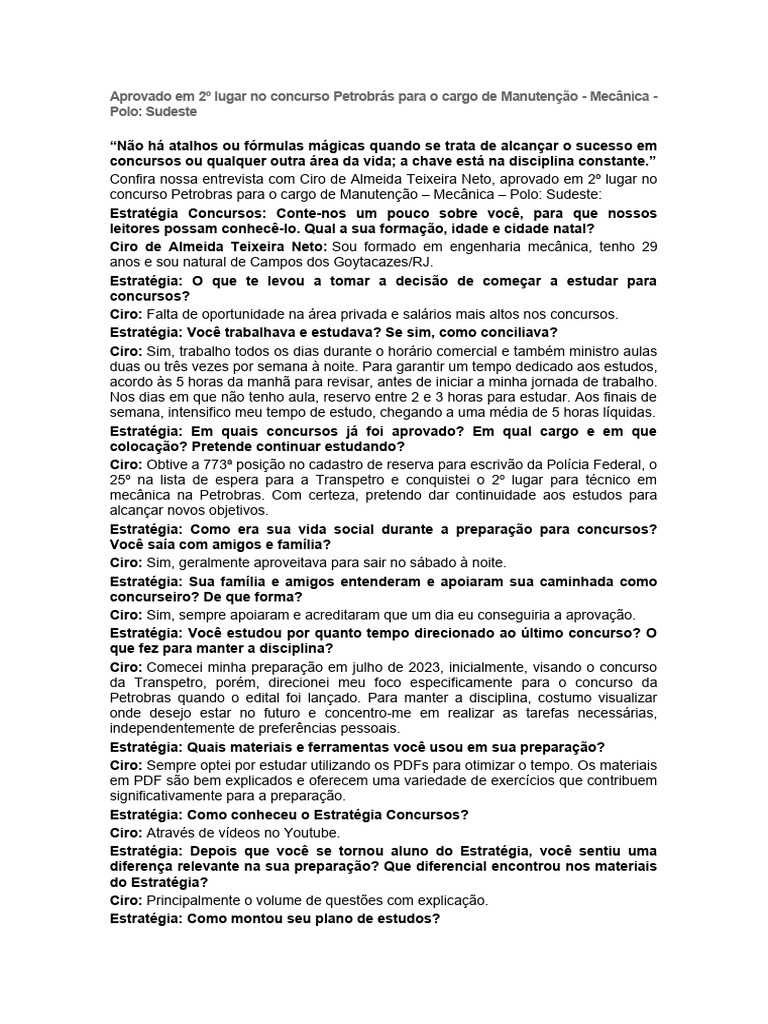 Novo (A) Documento Do Microsoft Word | PDF | Carreira e Crescimento | Autoajuda