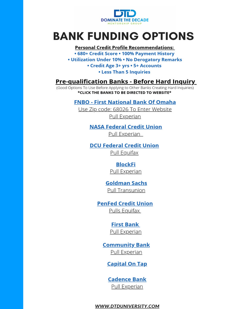 Bank Funding List | PDF | Financial Services Companies | New York Stock ...
