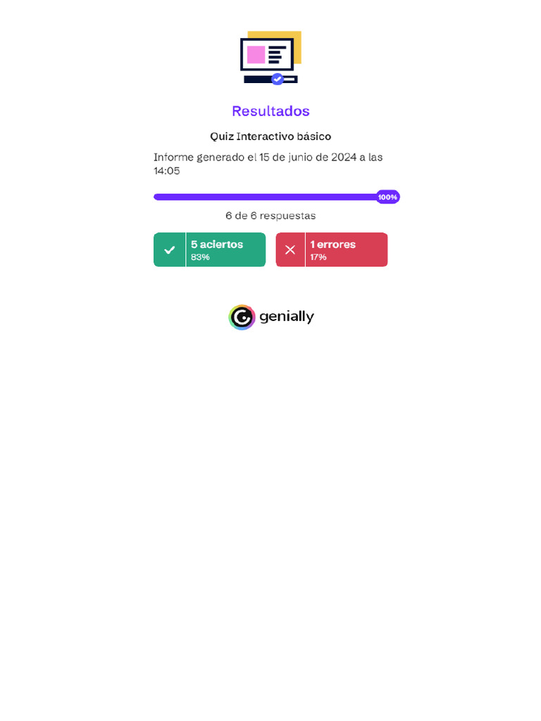 Quiz Interactivo Básico 15-06-2024 | PDF