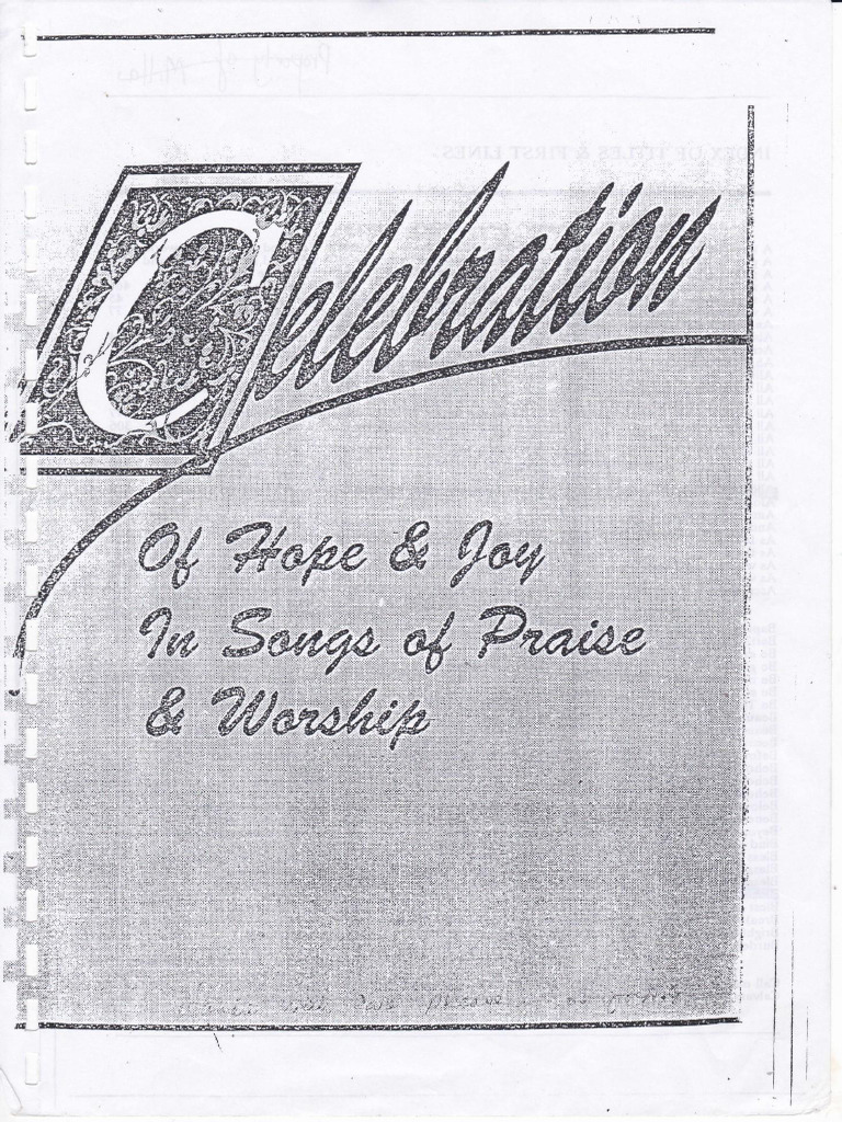 Celebration Songs Full PDF | PDF