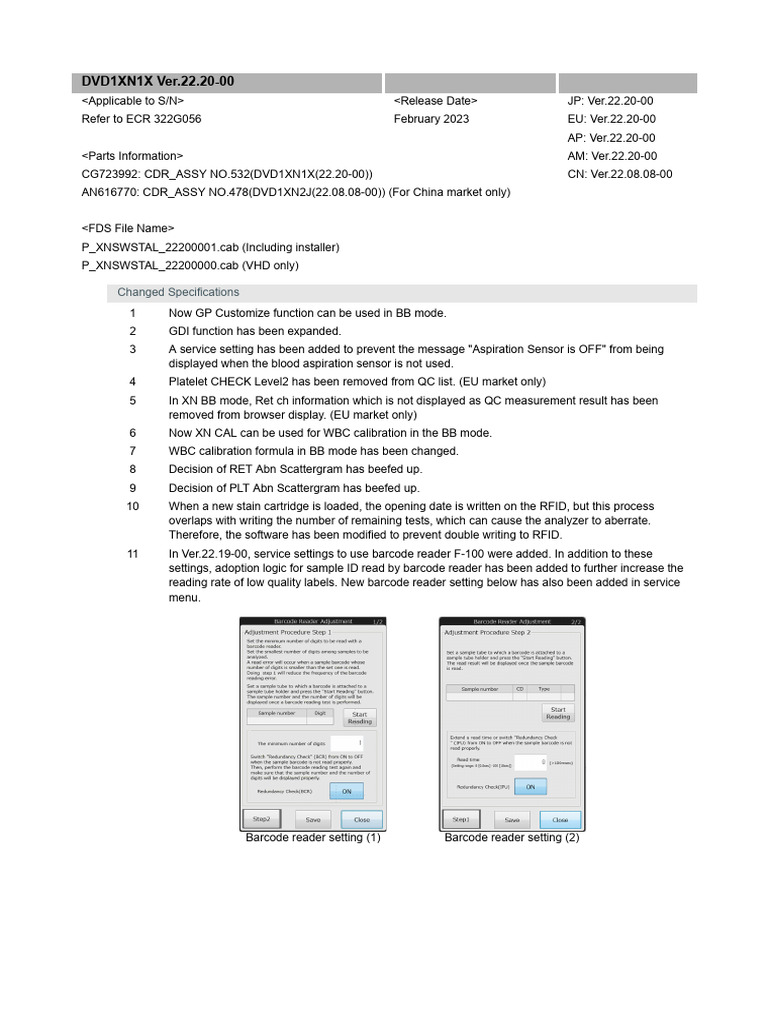 DVD1XN1X_VersionHistory_E | Download Free PDF | Parameter (Computer Programming) | Button ...
