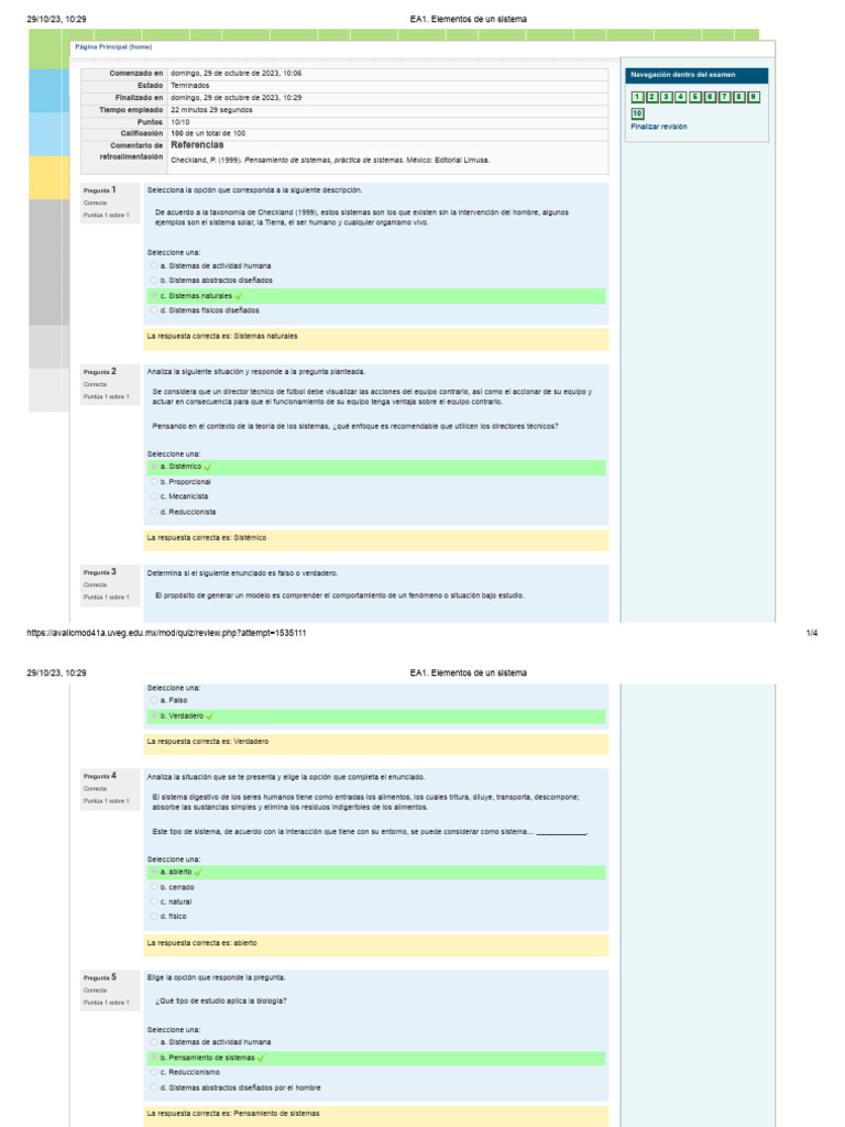 EA1. Elementos de un sistema | Descargar gratis PDF | Sistema | Reduccionismo