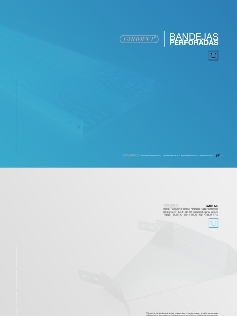201612020721290.GABAPEL - Bandejas Perforadas | PDF | Revestimiento | Acero