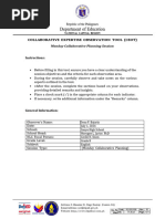 Performance Monitoring and Coaching Form - PMCF | PDF | Lesson Plan | Goal