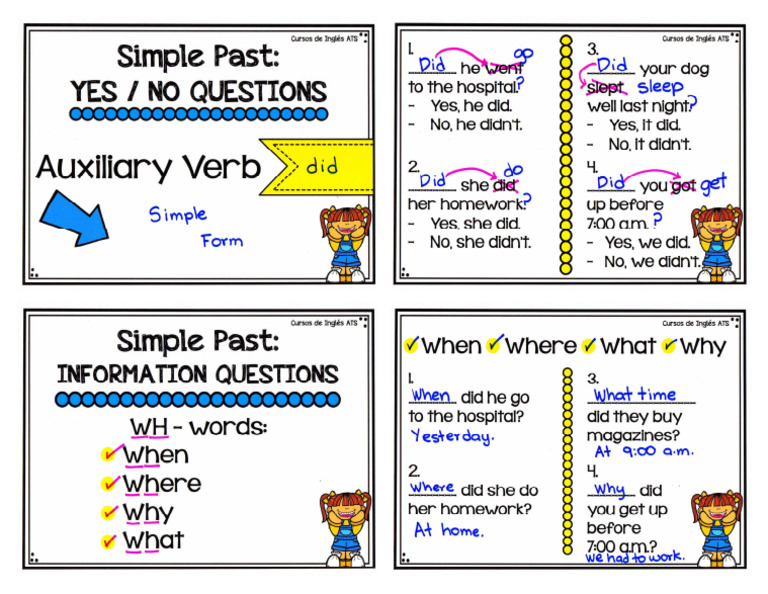 Preguntas en Pasado Simple | PDF