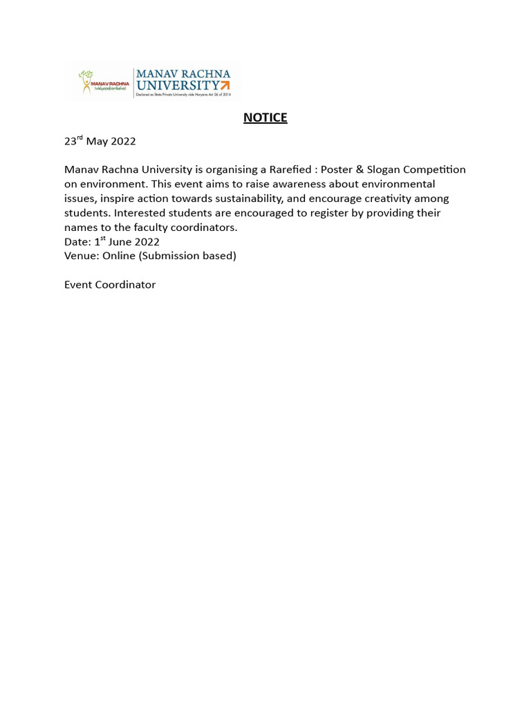 Notice Naac Work | PDF | Meditation | Mindfulness