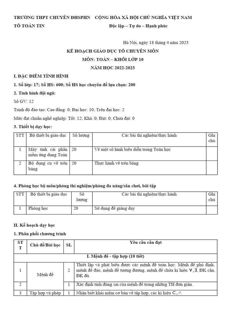 KHGD TCM PPCT HDTNHN KHBD 1 bài cụ thể | PDF