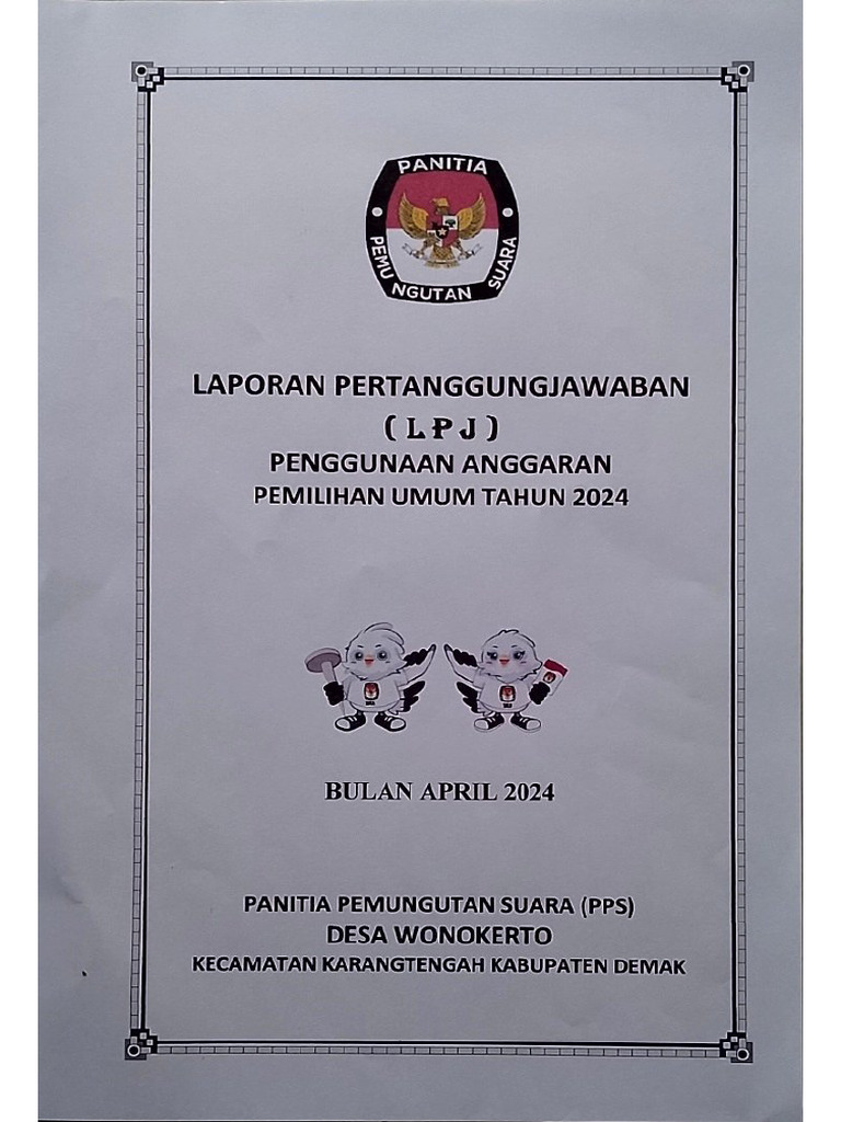 LPJ Bulan April 2024 | PDF