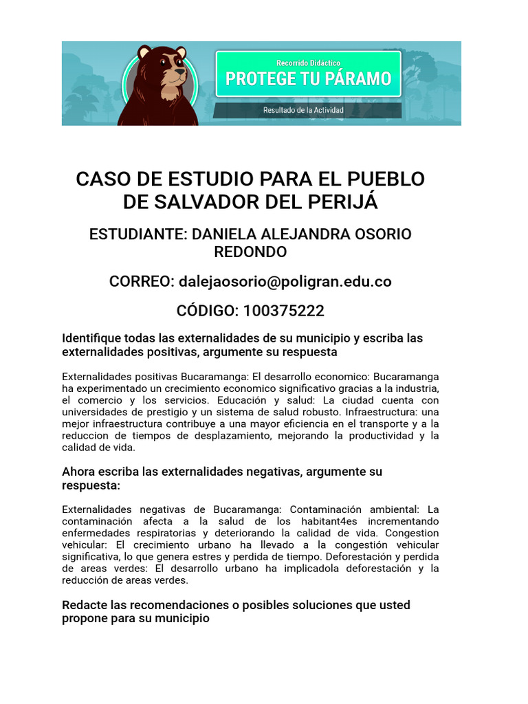 CasoDeEstudio - DANIELA ALEJANDRA OSORIO REDONDO | PDF