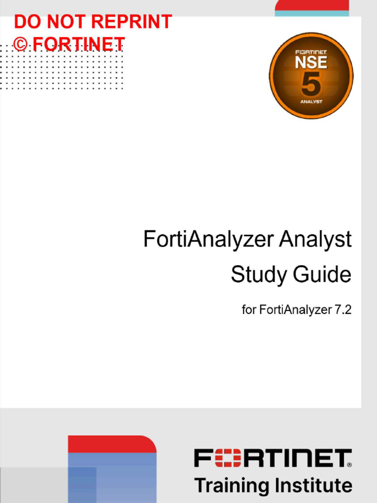 FortiAnalyzer- Study Guide | PDF