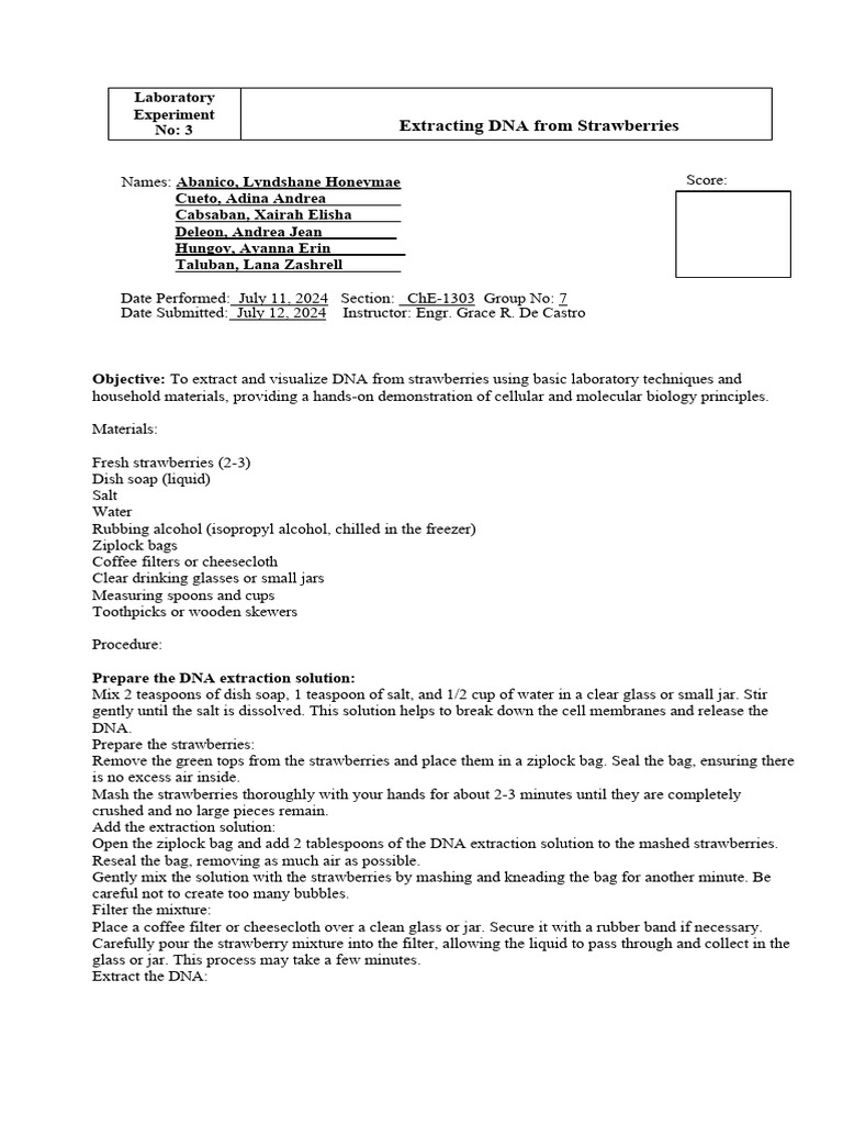 Laboratory Experiment No 3 | PDF | Teaspoon