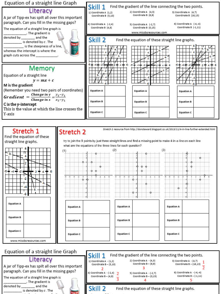 Equation of a Line | Download Free PDF | Line (Geometry) | Geometry