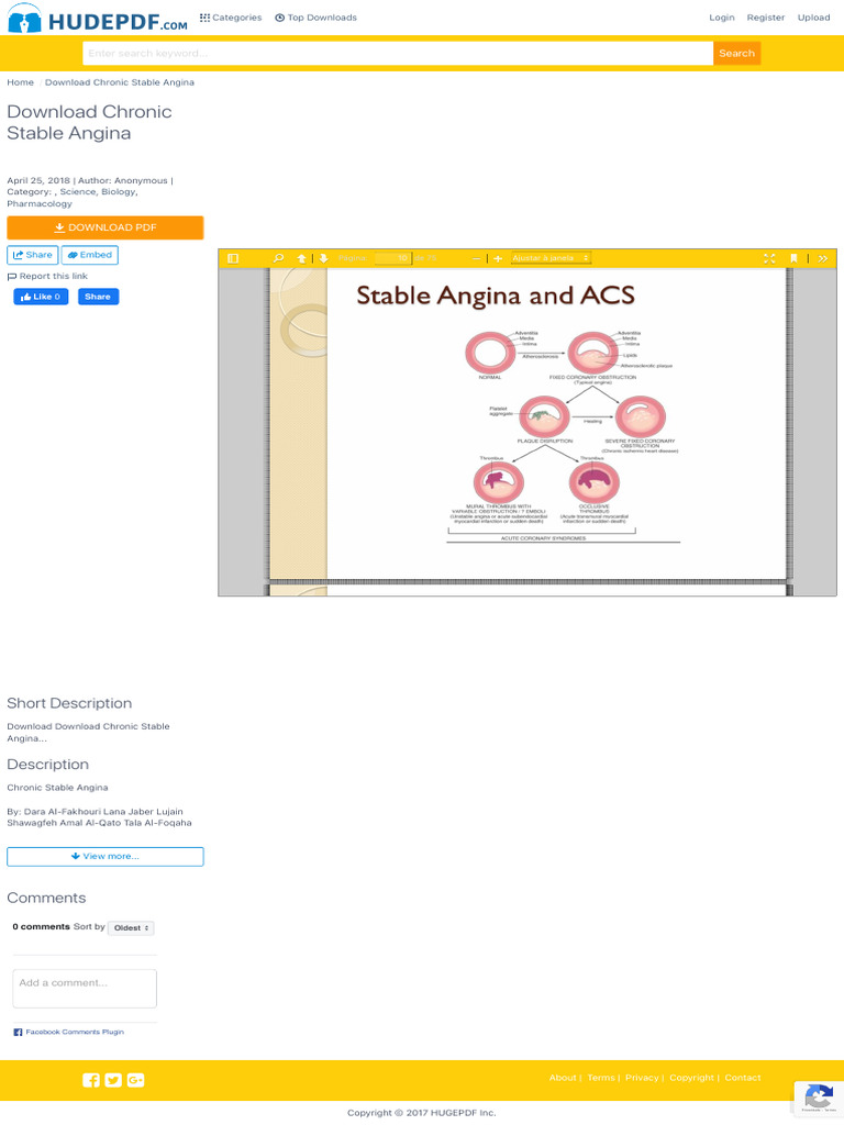 (PDF) Download Chronic Stable Angina - Free Download PDF | PDF | Self ...